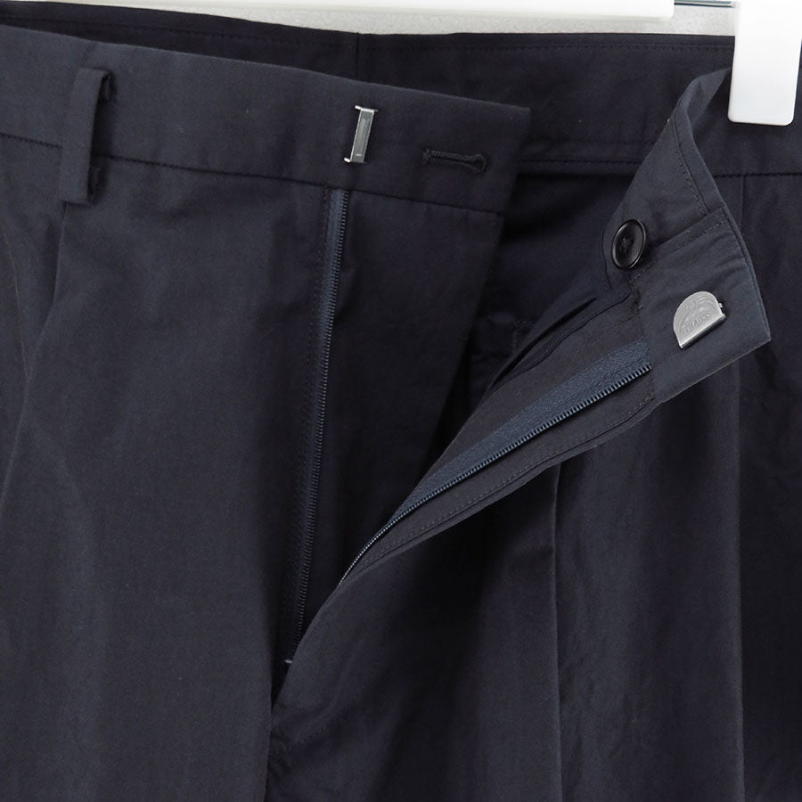 HEUGN/ユーゲン】Geoge COTTON POPLIN NAVY TROUSER080の通販 HEUGN/ユーゲン】Geoge COTTON POPLIN NAVY TROUSER080の通販